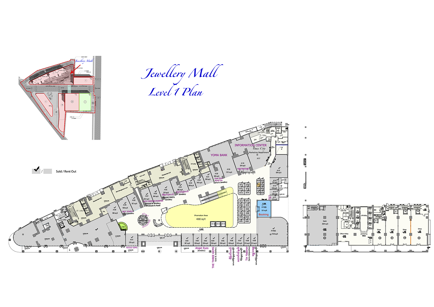 Jewellery Mall Floor Plan - Times City | The Most Luxurious Complex in ...