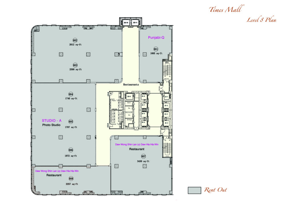 Times Mall Floor Plan - Times City | The Most Luxurious Complex in Yangon